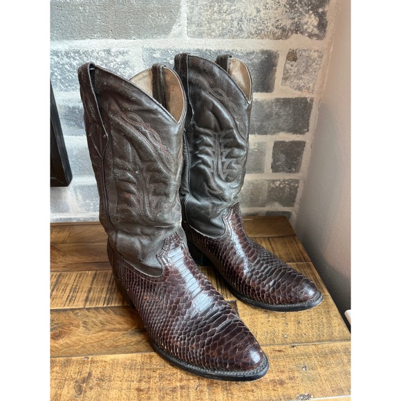 Circle G | Shoes | Mens G Circle G Boots Made In Mxico Exotic Vamp ...